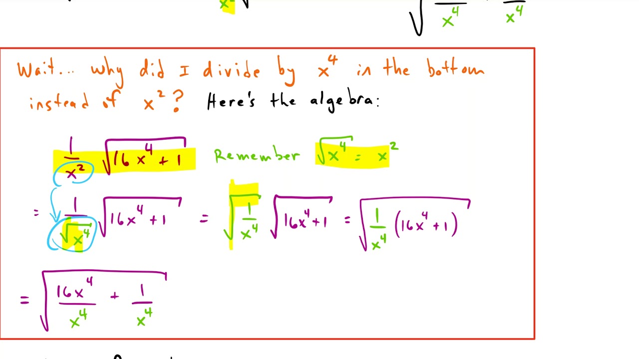 Calculus I: Limits Involving Infinity Ex 1 - YouTube