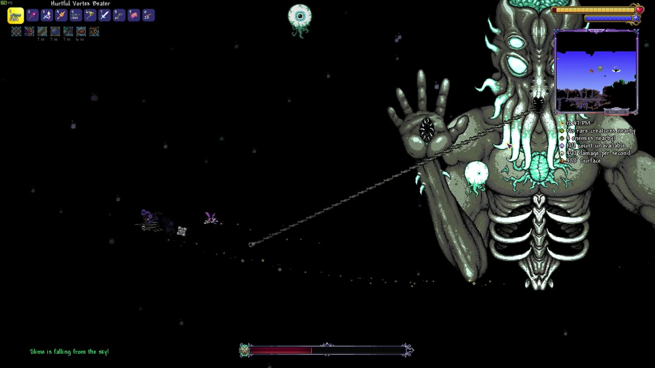 Terraria 1.4 Master mode Moon Lord - YouTube