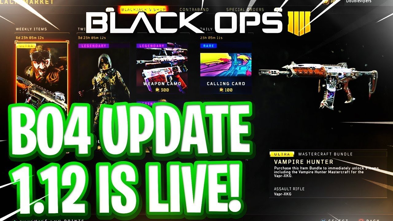 (FACECAM) *NEW* BO4 UPDATE 1.13 NEXT TUESDAY?! BLACK OPS 4 LIVE w ...