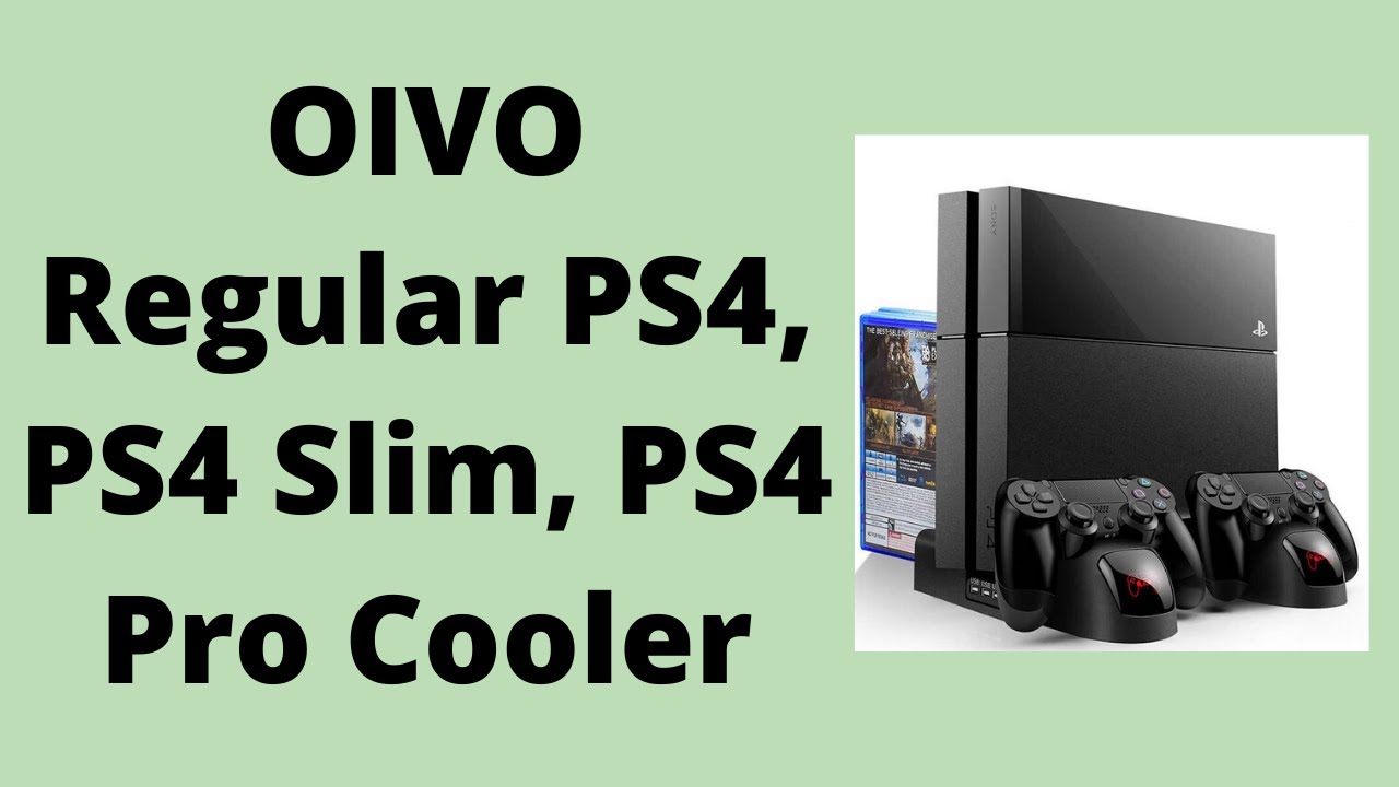 OIVO Regular PS4, PS4 Slim, PS4 Pro Cooler, Multifunctional Vertical ...