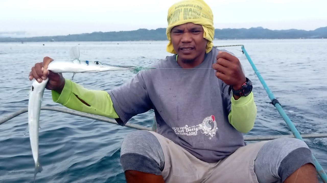 Catching 7 Pcs. Needle fish (Balo) - YouTube