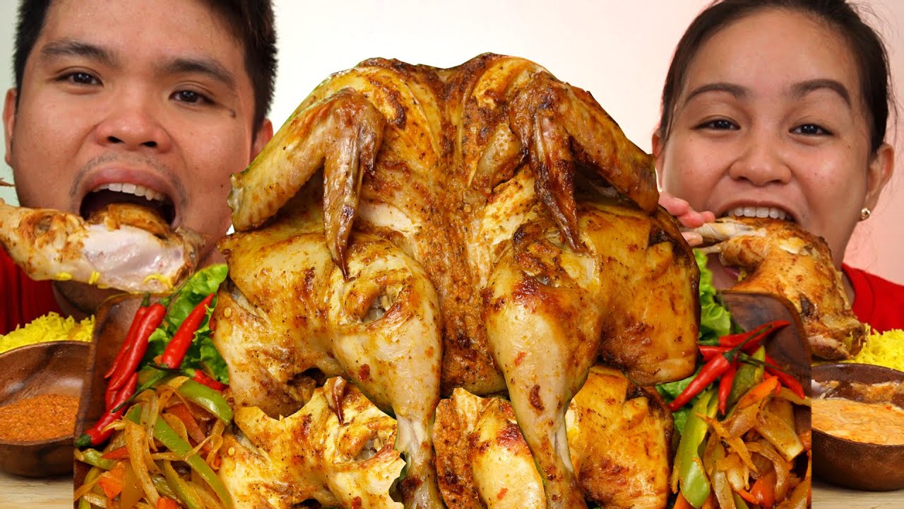 INDOOR COOKING | PERI PERI CHICKEN | Filipino Mukbanger | Mukbang ...