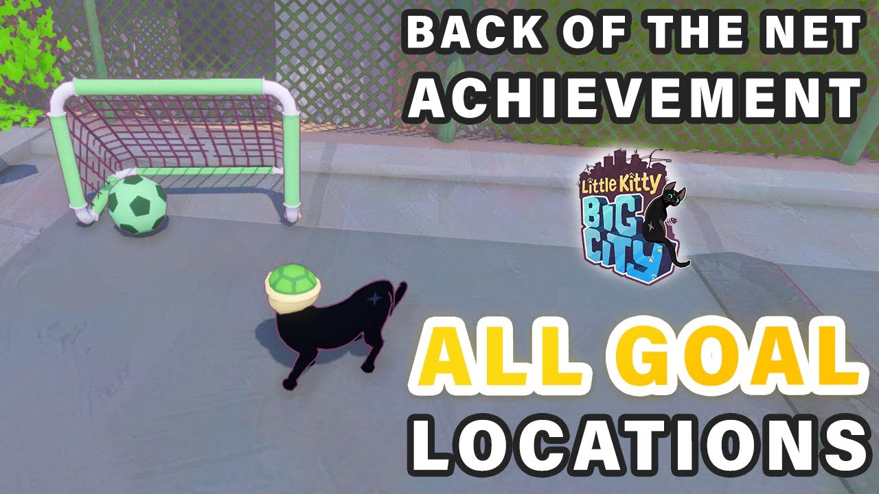 All Soccer Goal Locations Little Kitty, Big City - YouTube