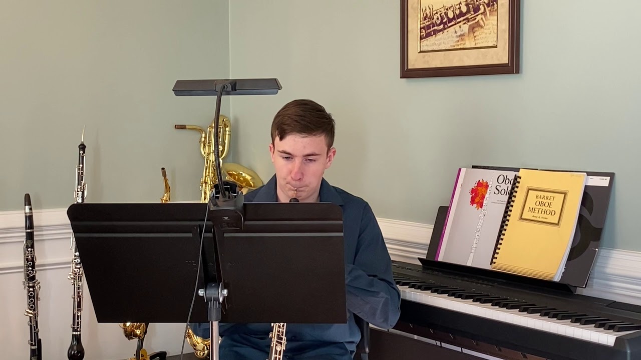 VCU Music Audition - Gruca, Tyler - Oboe - YouTube