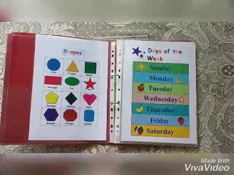 Toddler Learning Folder (Preschool) - YouTube