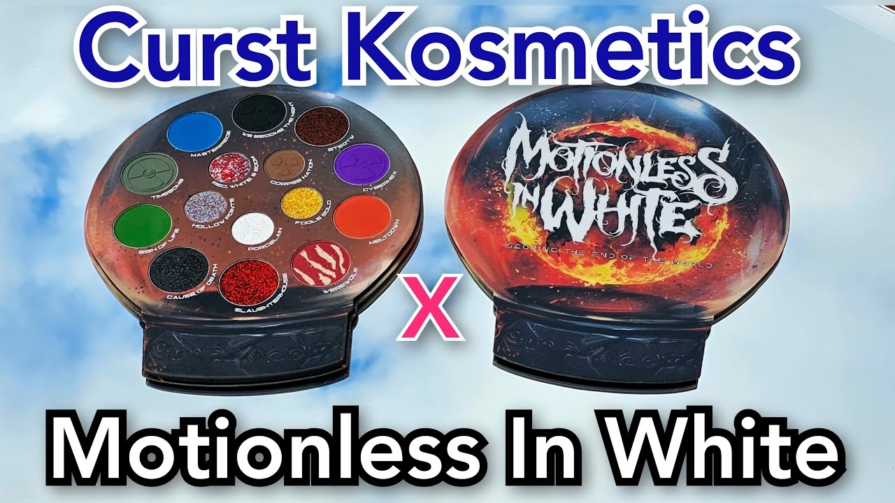 Live Chat: Curst Kosmetics X Motionless In White Palette Swatches & 2 ...