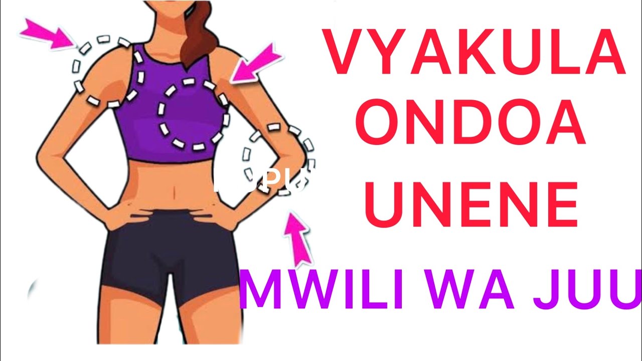 Vyakula vya kupunguza matiti na mwili wa juu - YouTube