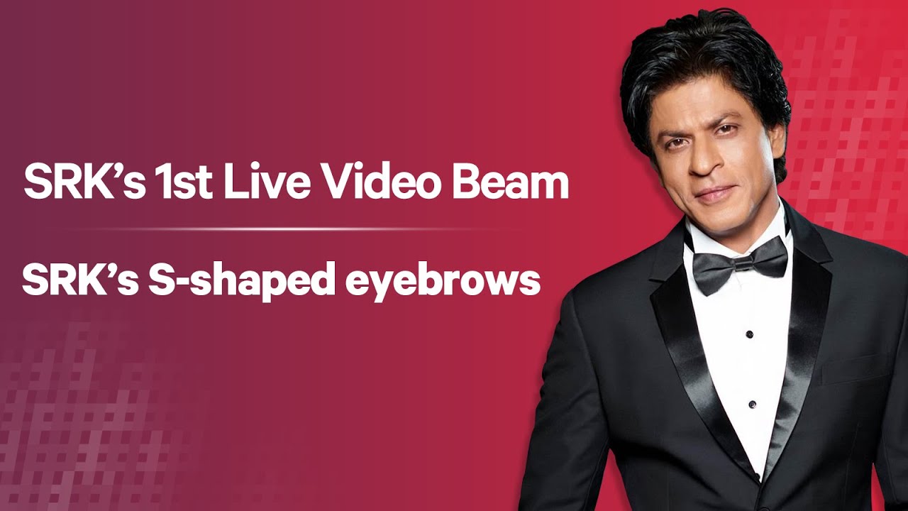 The Story Behind SRK’s ‘S’ shaped eye- brows | #SRKLiveOnFame - YouTube