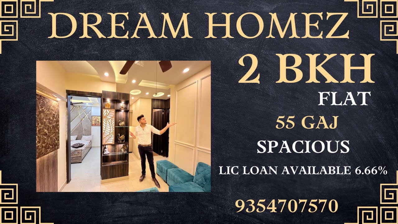 2 BHK 55 GAJ | GATED SOCIETY | YOU NEVER SEEN THIS BEFORE | STARTING ...