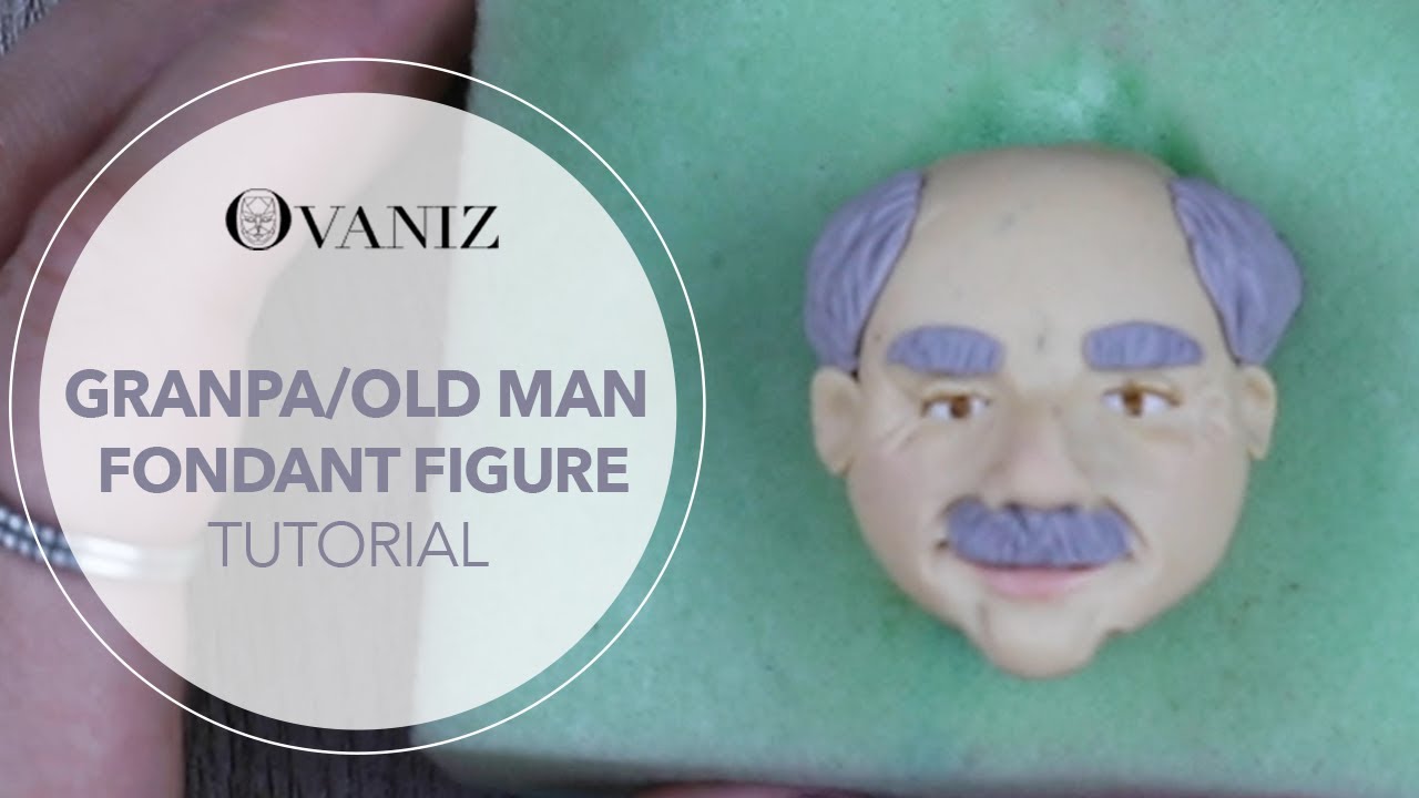 Old man cake topper | Cake decorating figures | Grandpa cake topper ...