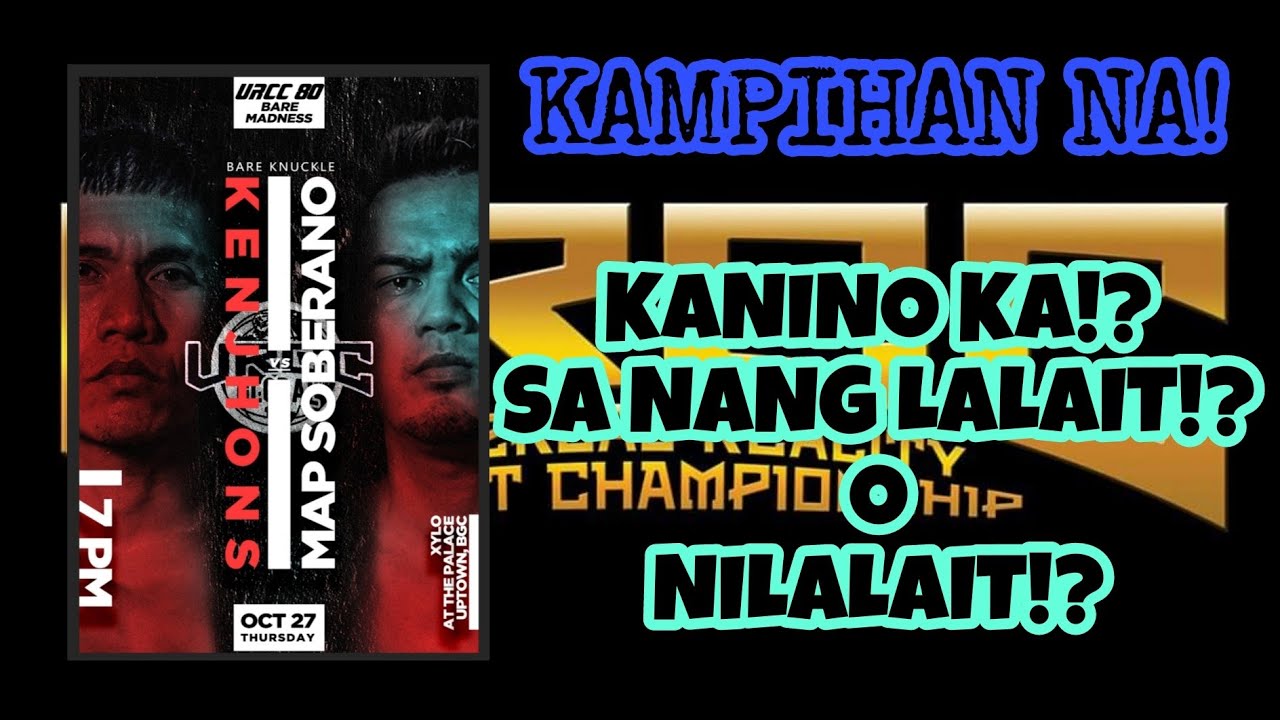 @mr.mainit VS @MAPSOBERANO VIDEO TRAILER URCC 80 BARE MADNESS! NASA ...