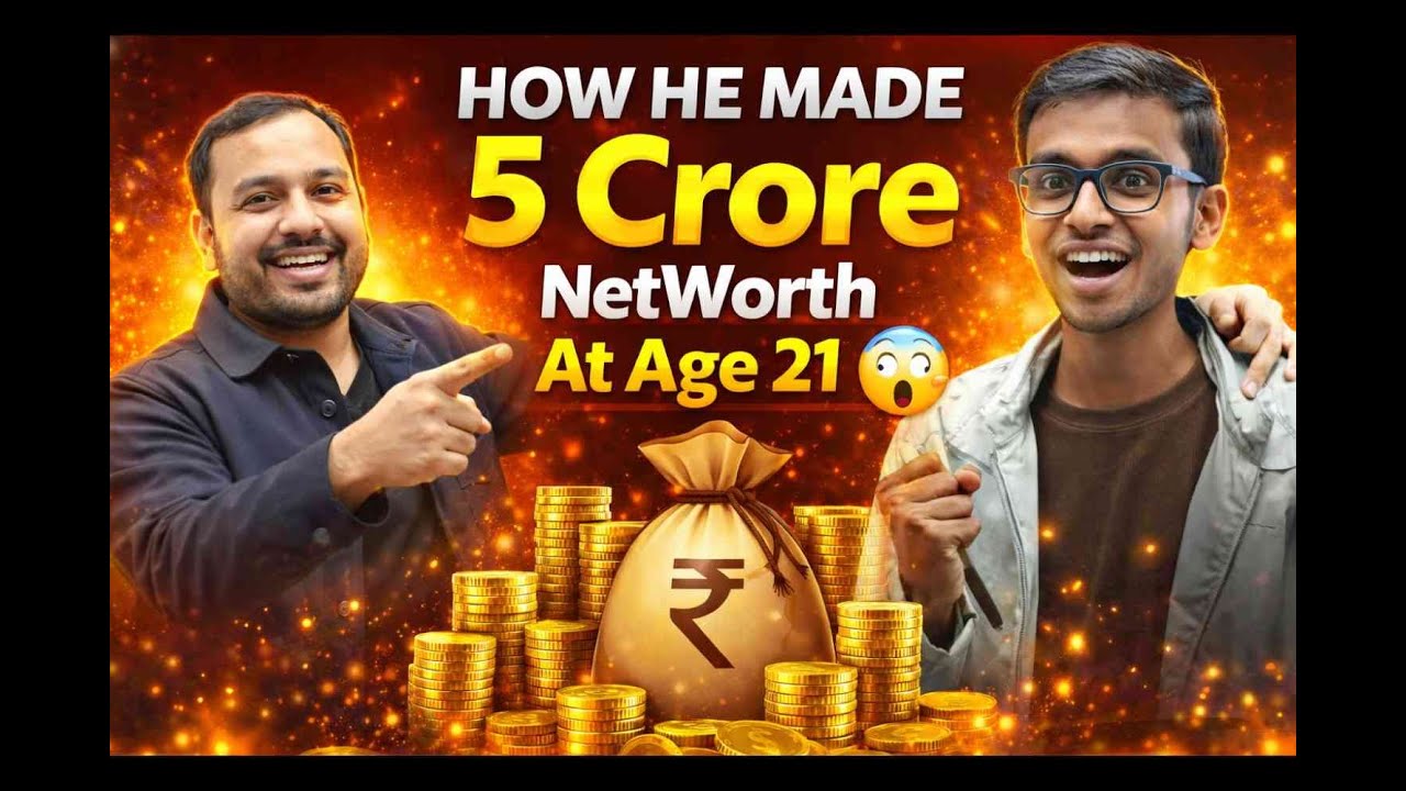 How He Made 5 Crore NetWorth At Age 21😱 - YouTube