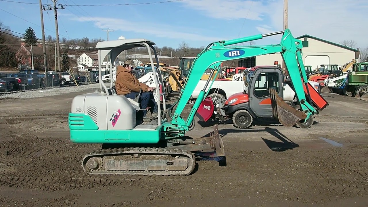 1998 IHI 35J Mini Excavator For Sale - YouTube