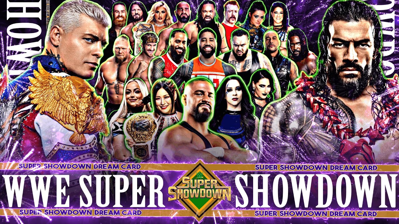 WWE Super Showdown 2026 Dream Match Card - YouTube