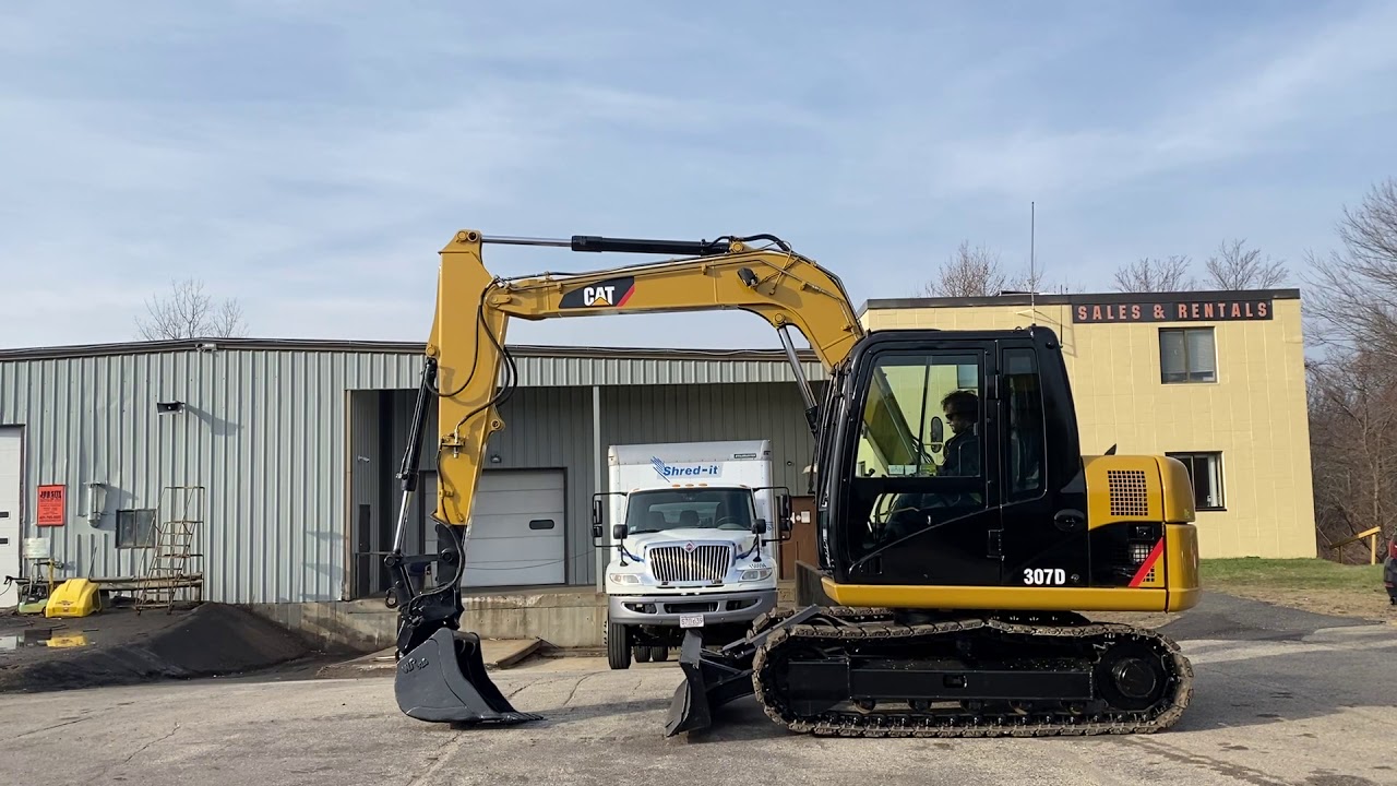 2013 CAT 307D EXCAVATOR! - YouTube