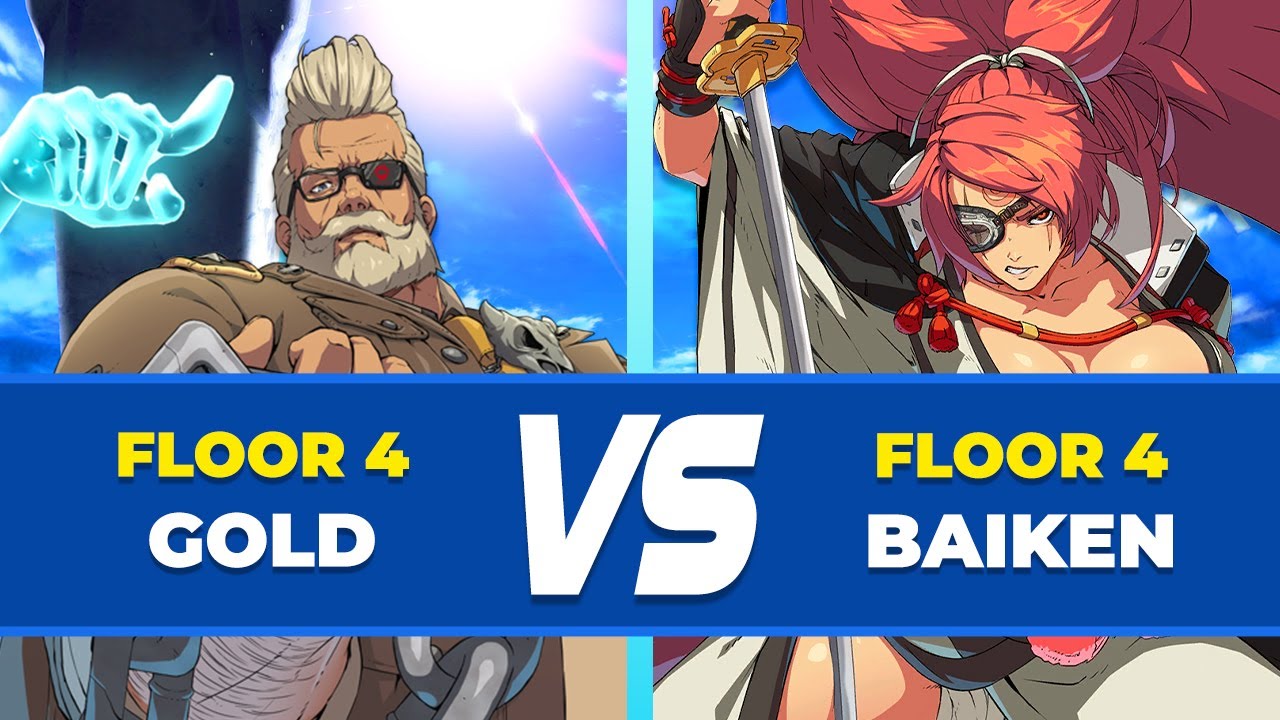 GGST Floor 4 Baiken vs Goldlewis . Low Level Gameplay - YouTube