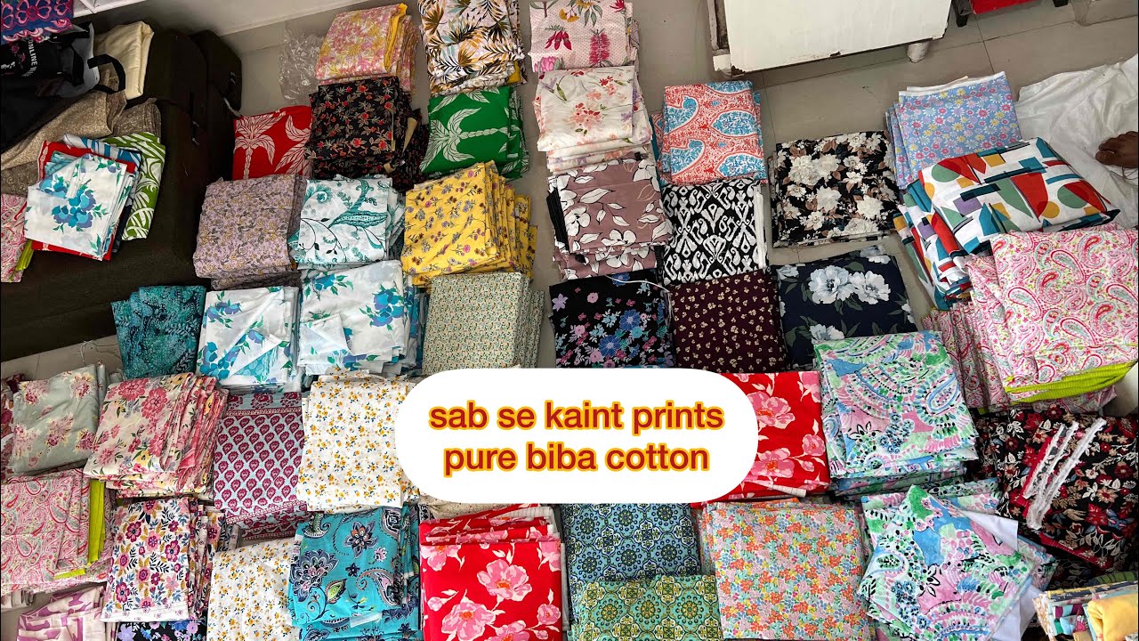 asli pure cotton biba prints #gulabsuits 9780834007 - YouTube