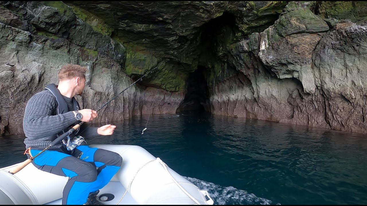 Isle of Skye Fishing and exploring Sea caves (5 species caught) - YouTube