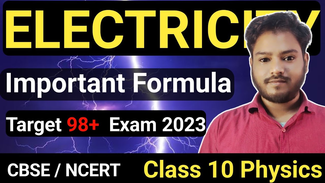 Important formula class 10 | electricity all important formula class 10 ...