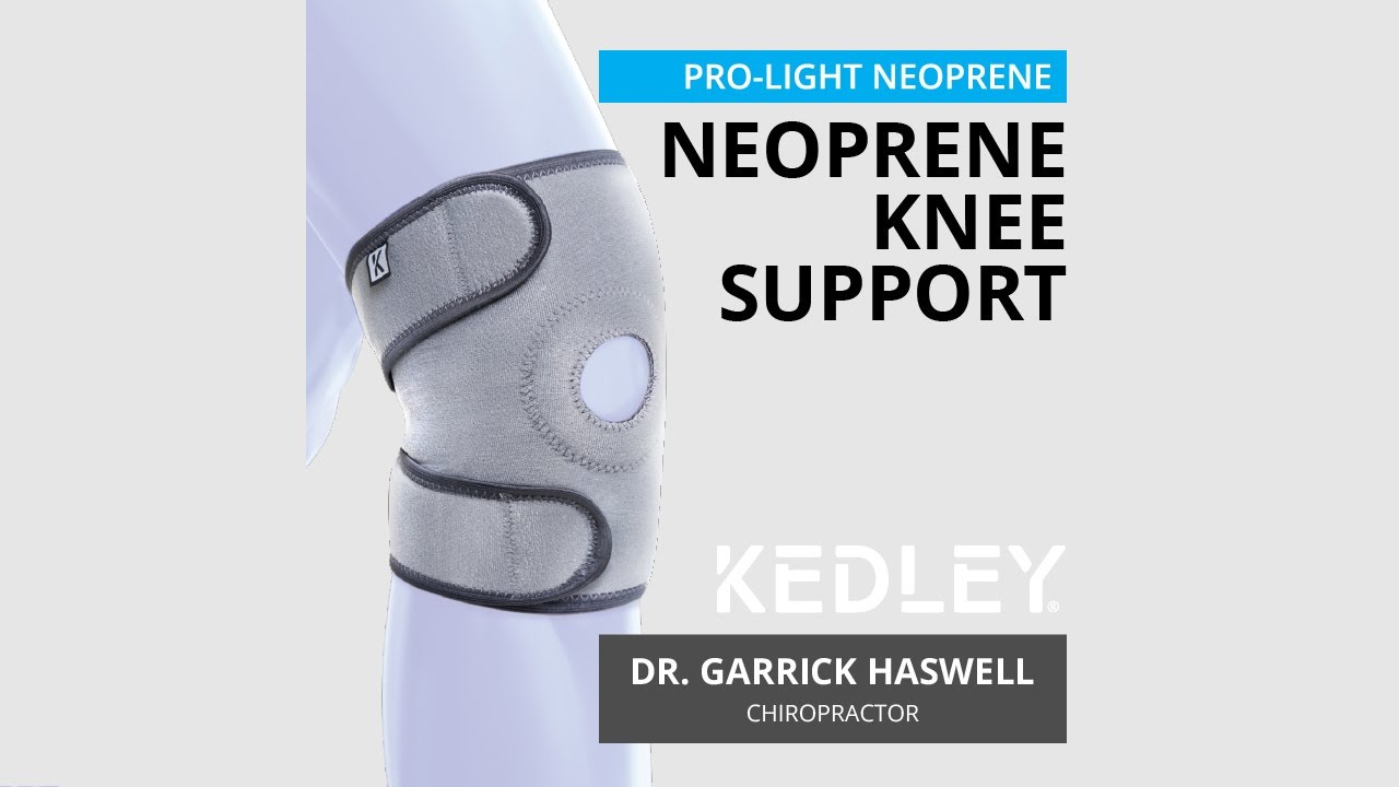 KEDLEY Pro-light Knee Support - Chiropractor Information - YouTube