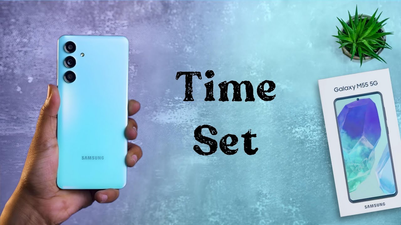 How to Change Time Format in Samsung M55 5G | Samsung Galaxy M55 me ...