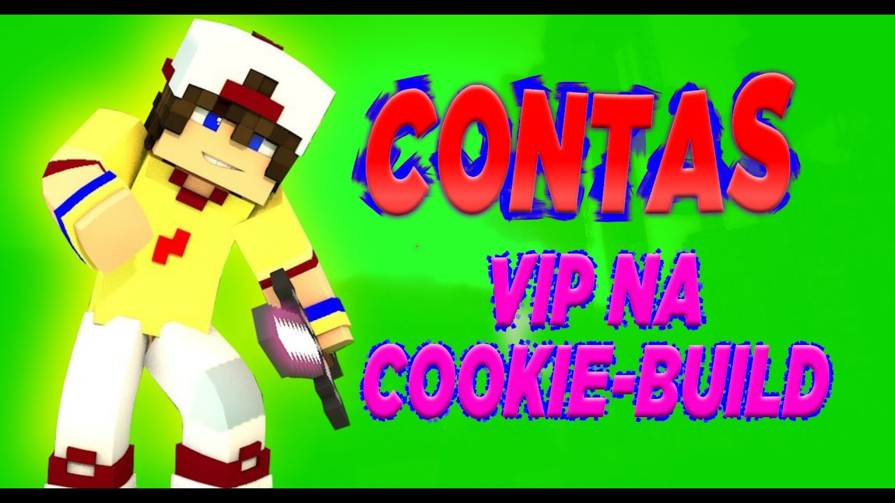 PACK DE CONTAS VIP NA COOKIE-BUILD - YouTube