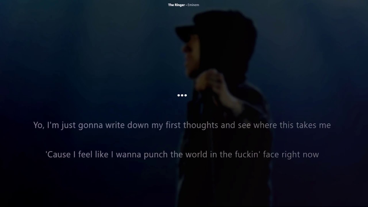 [Lyrics] Eminem - The Ringer - YouTube