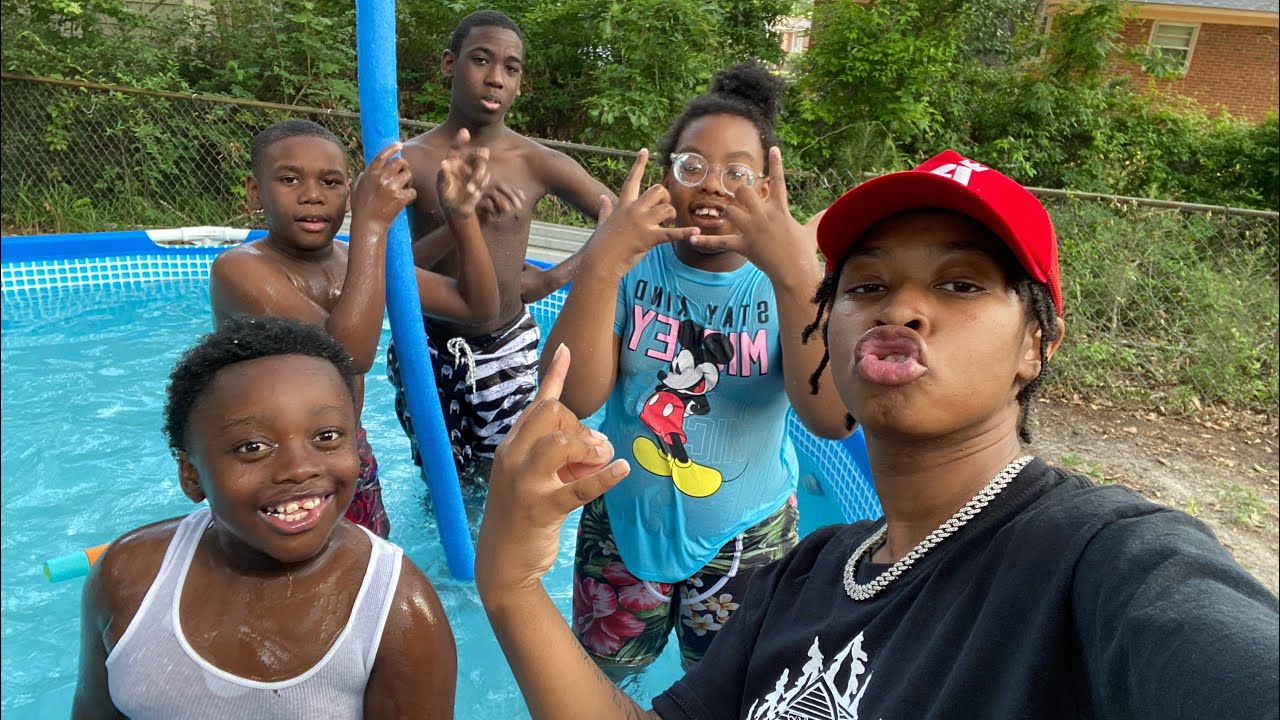 I PULLED UP TO MY NEIGHBORS POOL PARTY ** This Happened** - YouTube