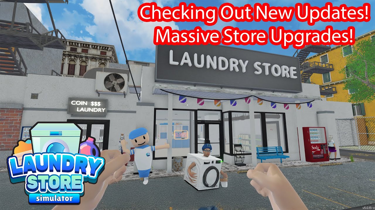 Exploring the NEW Laundry Store Simulator Update! Major Store Upgrades ...