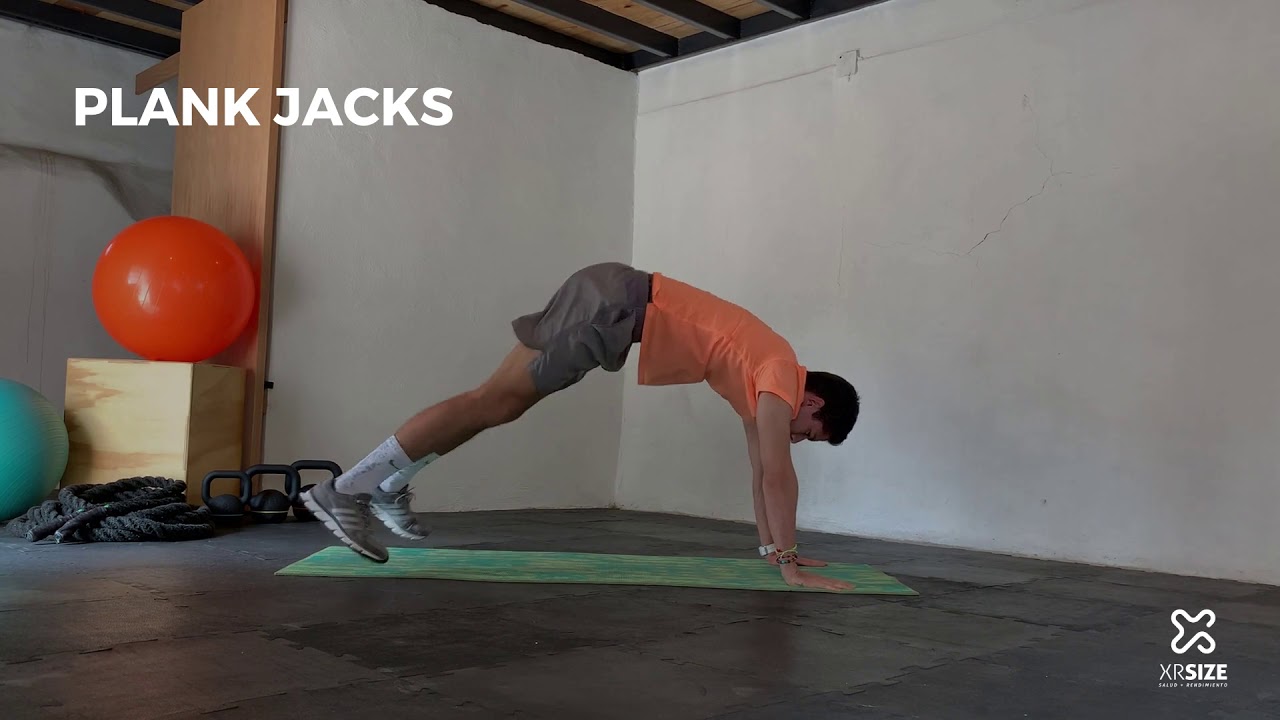 PLANK JACKS - YouTube