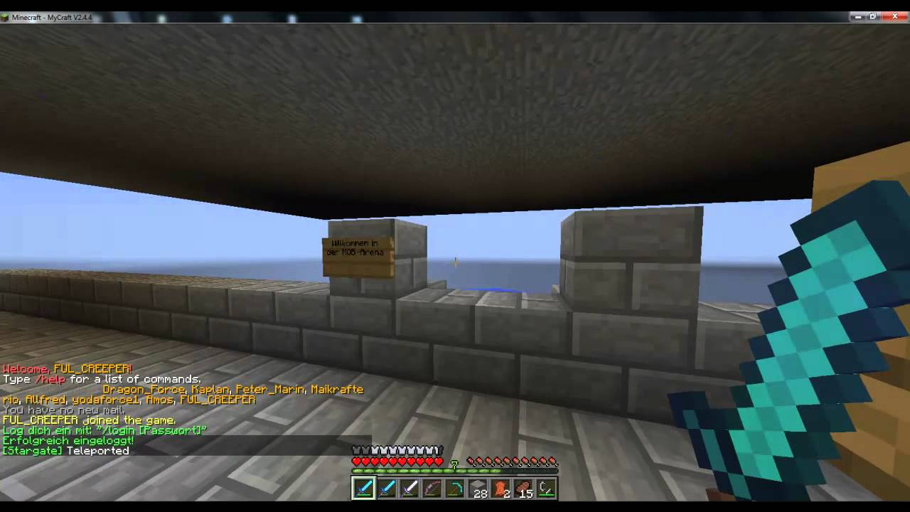 -Let´s Show- Minecraft Server Greenland PVP-Freebuild 1.2.5 - YouTube