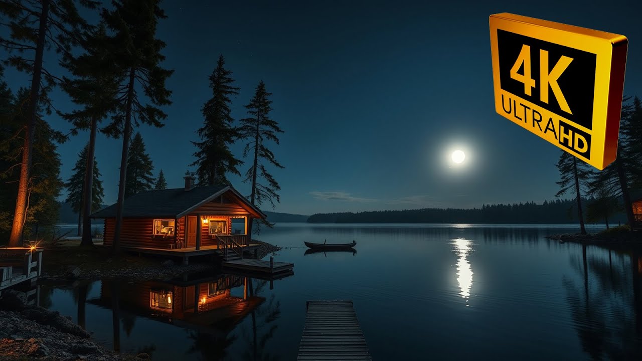 Peaceful Night Ambience | Calm Sounds for Sleeping & Stress Relief ...