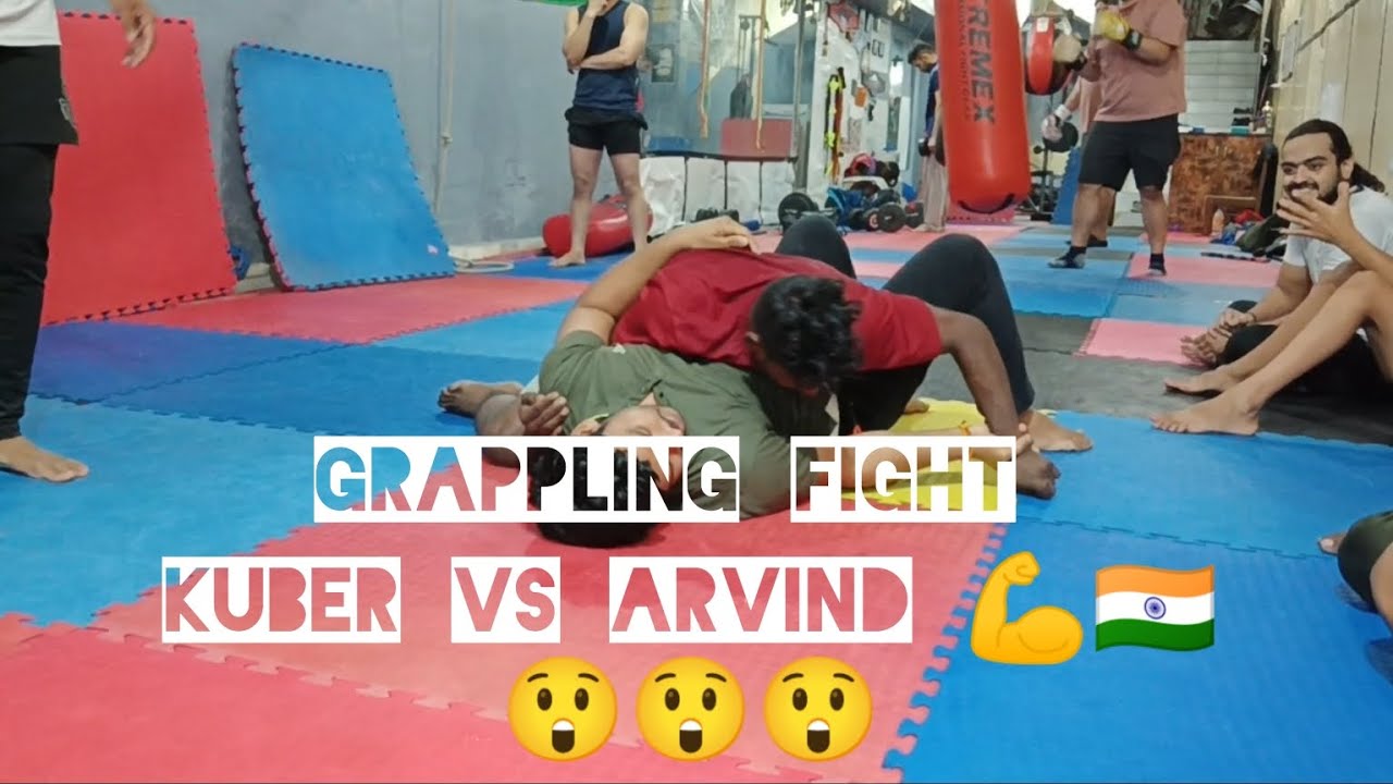 Kuber vs Arvind 💪💪 Grappling fight 😲#mma #wrestling - YouTube