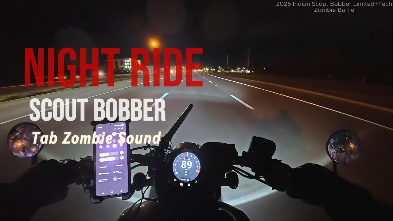 2025 Scout Bobber Limited Tech Zombie Baffle | Raw Exhaust Sound 4K ...