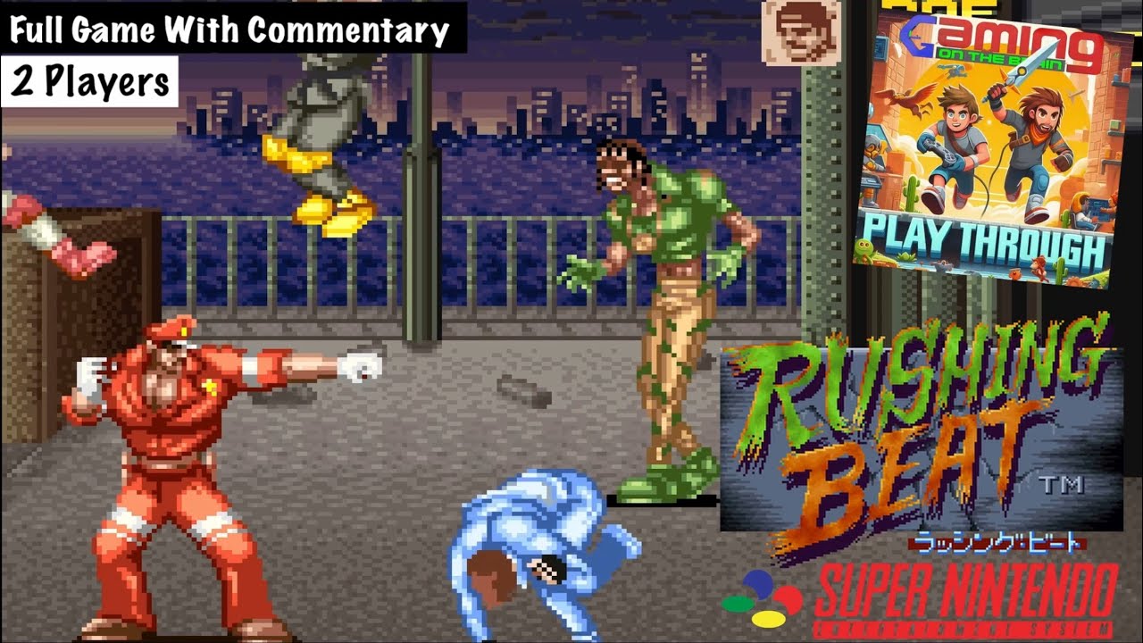 Rushing Beat - Super Famicom / SNES (with commentary) Rival Turf Super ...