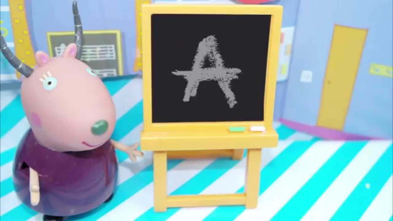 Peppa Pig ABC for Children Toys Learn Peppa Pig Alphabet - YouTube