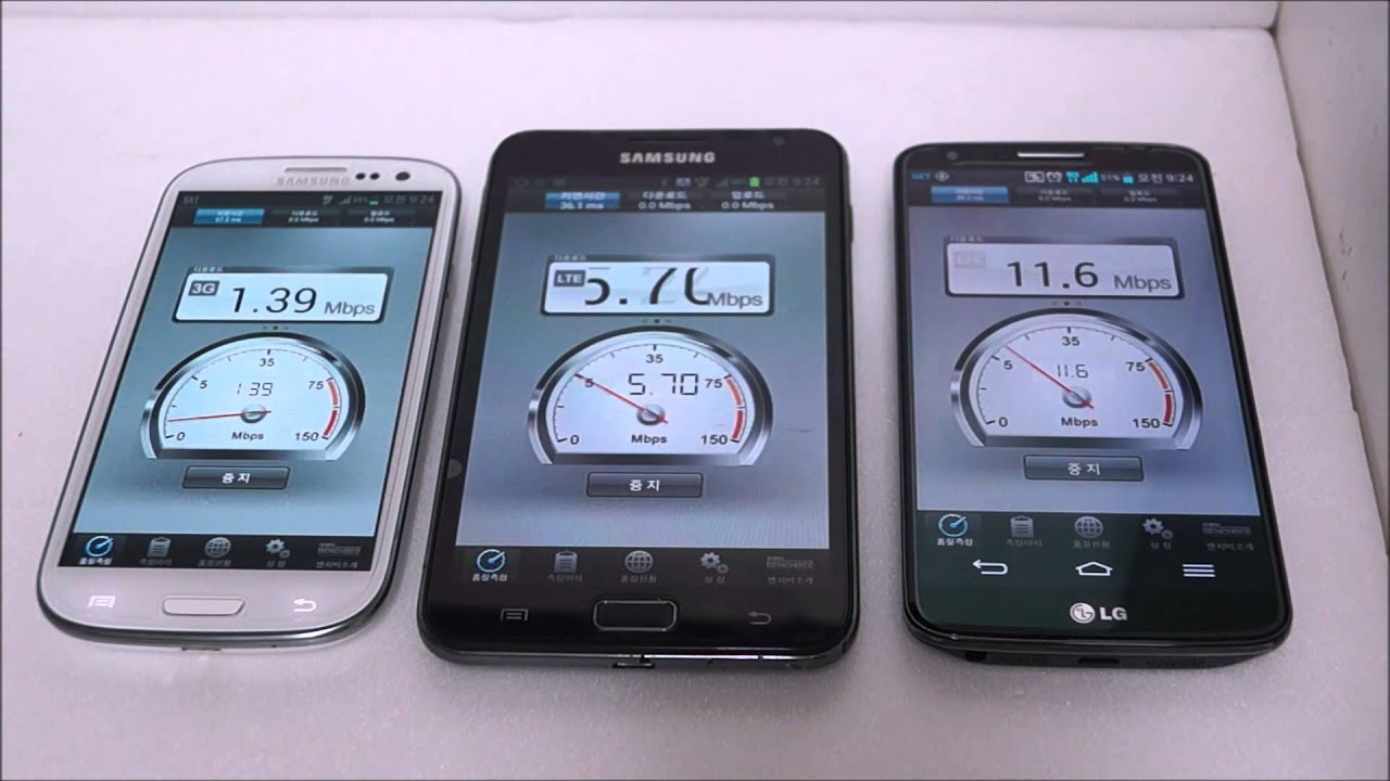 [슴아트의 리뷰영상]SKT 3G/LTE/LTE-A 비교영상 - YouTube
