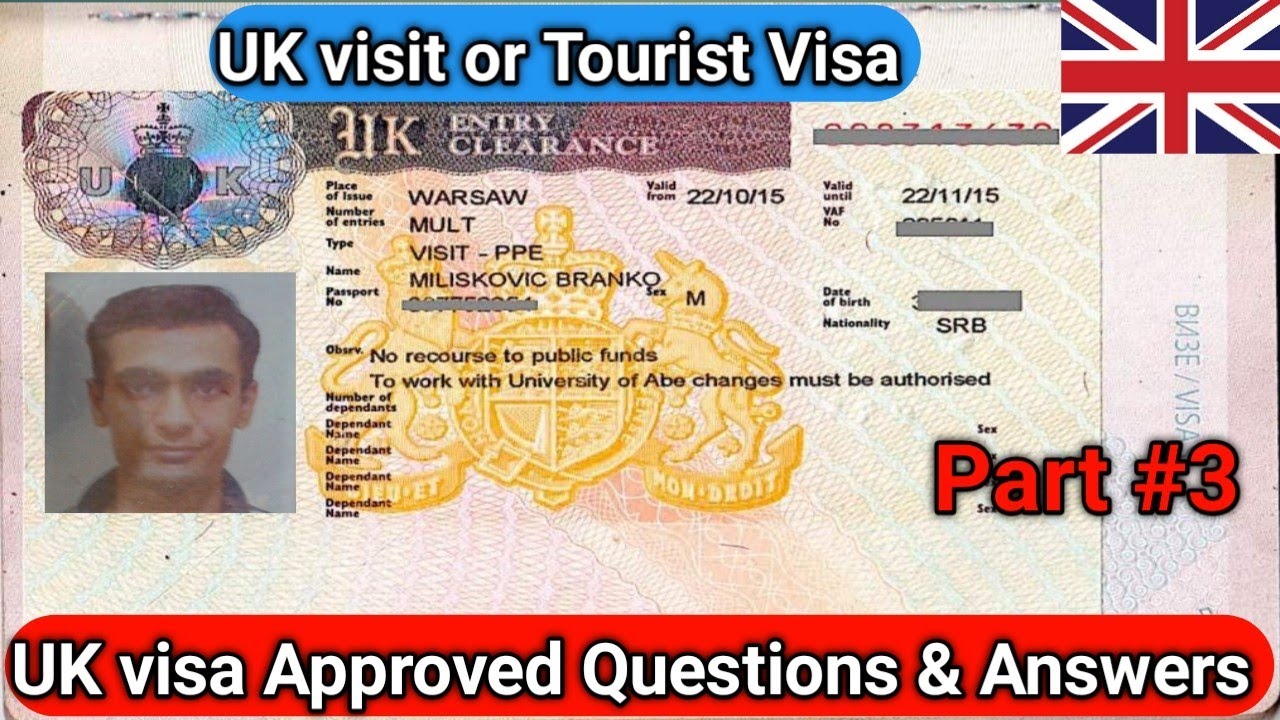 How to apply UK visit visa | UK visit visa interview questions and ...