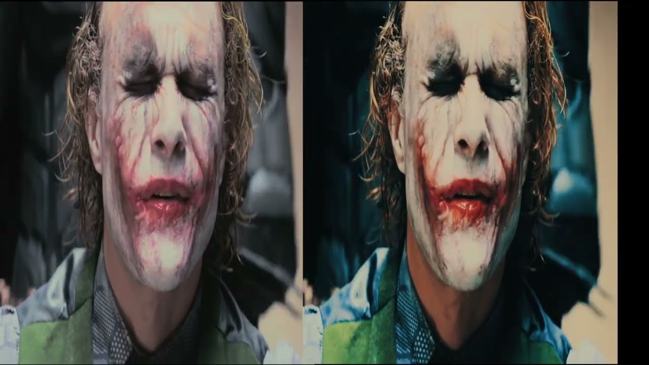 THE DARK KNIGHT COLOR GRADING 2022 Ft JOKER AND BATMAN - YouTube
