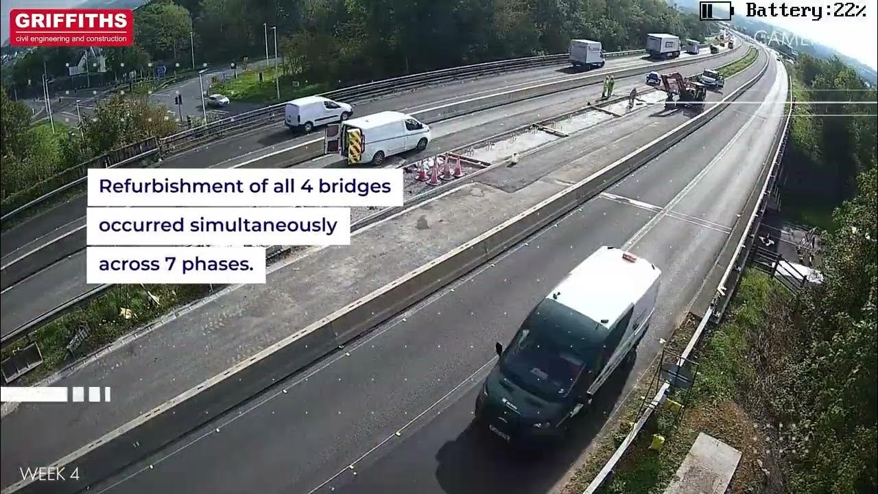 M4 J47 J49 Bridge Deck Refurbishments - YouTube
