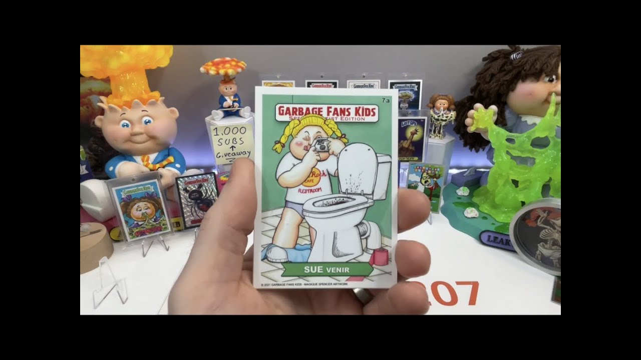 Garbage Pail Kids! Garbage Fans Kids! Fan set from France. - YouTube