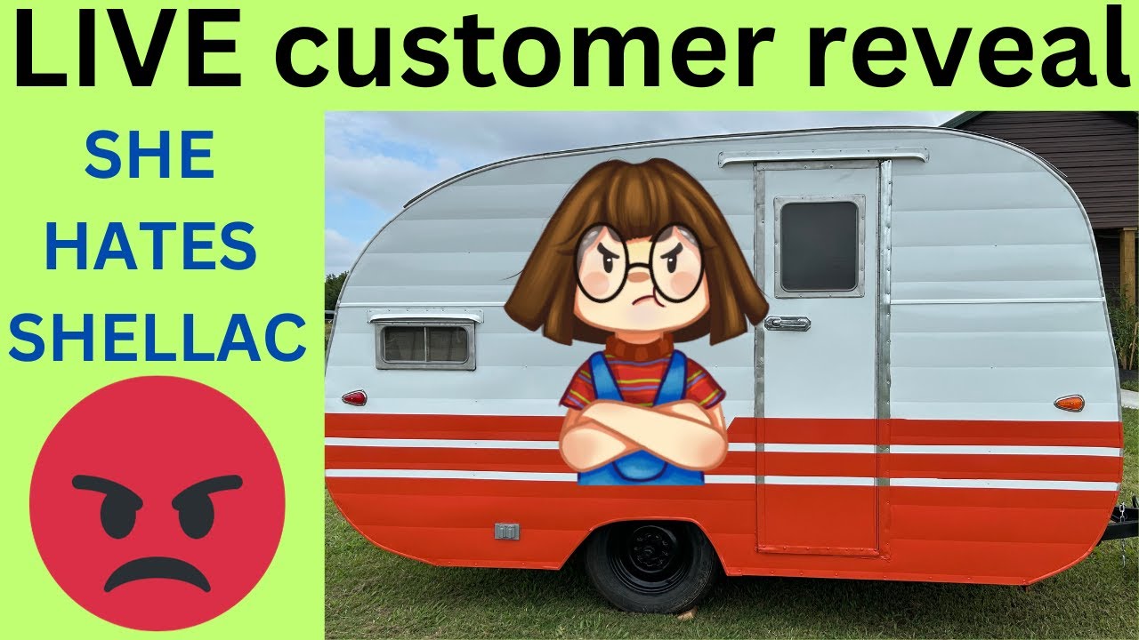 EP 300 Final customer reveal. Customer says she hates amber shellac in ...