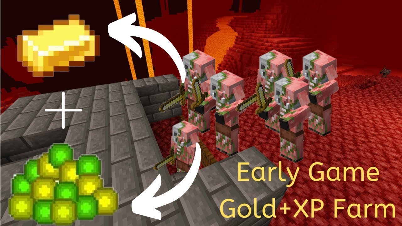 Minecraft: EASY XP FARM TUTORIAL| 1.18 & 1.19 Early Game (Without Mob ...