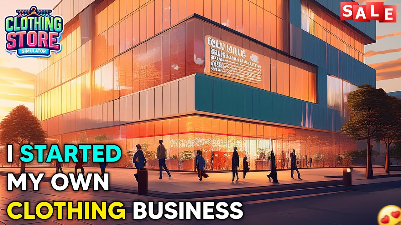 I Started My Own Clothing Business | Clothing Store Simulator | TS ...