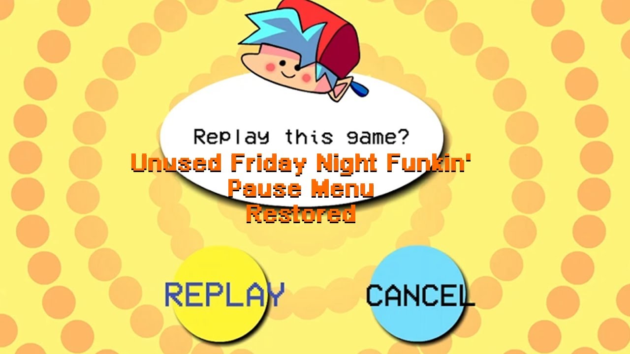 Friday Night Funkin' - Unused Gitaroo Pause Restored - YouTube