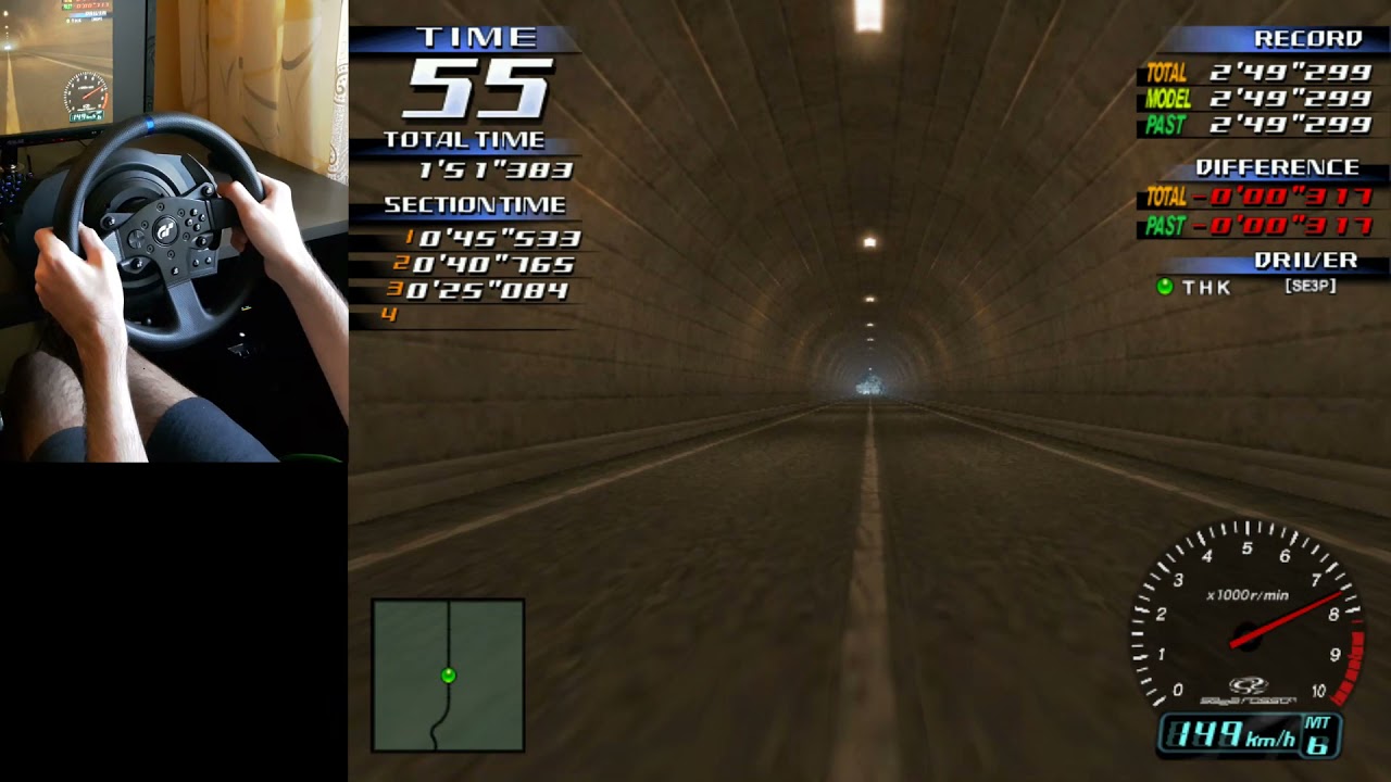 Initial D Arcade Stage 3 - T300 test - YouTube