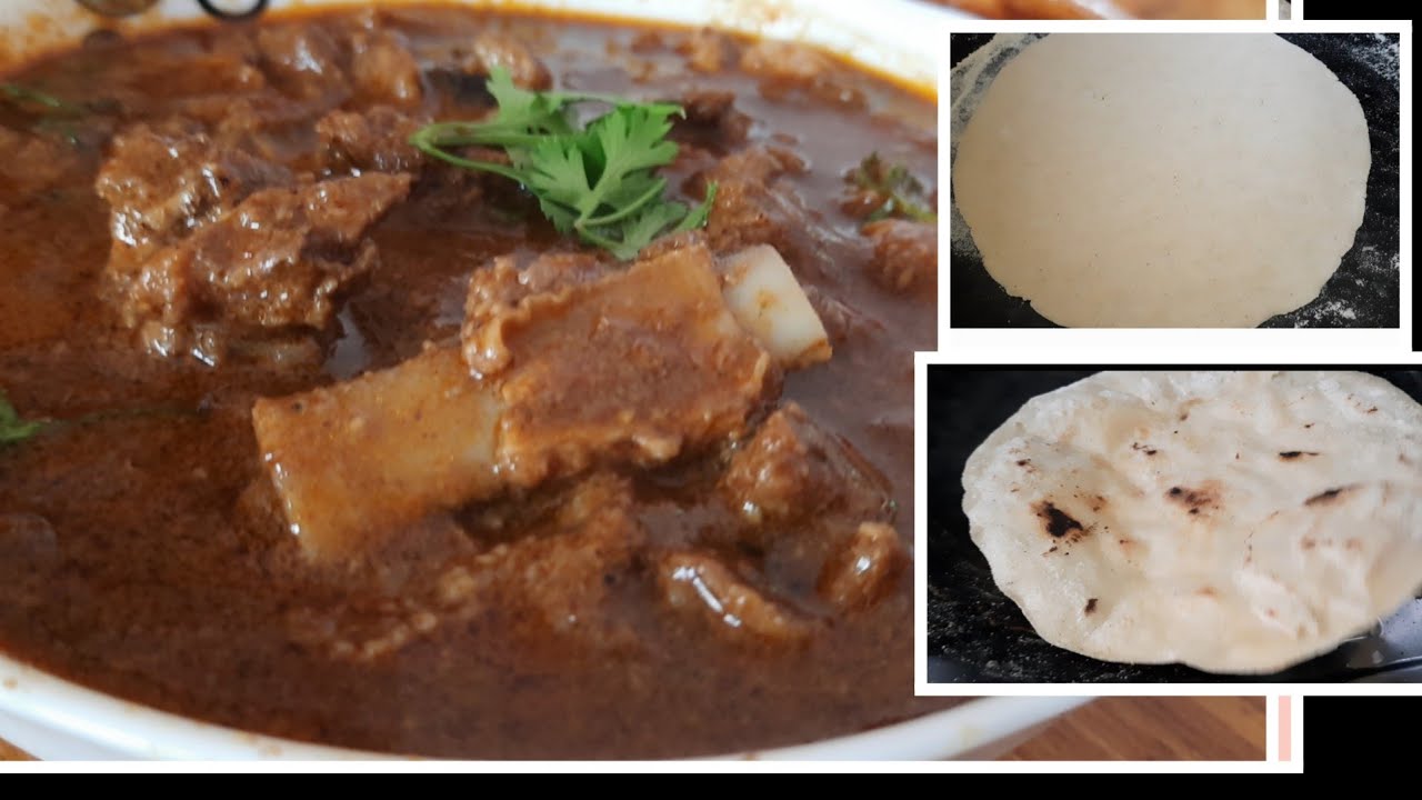 జొన్న రొట్టెతో మటన్ కర్రి 👌combination |mutton curry with jowar rotti😋 ...