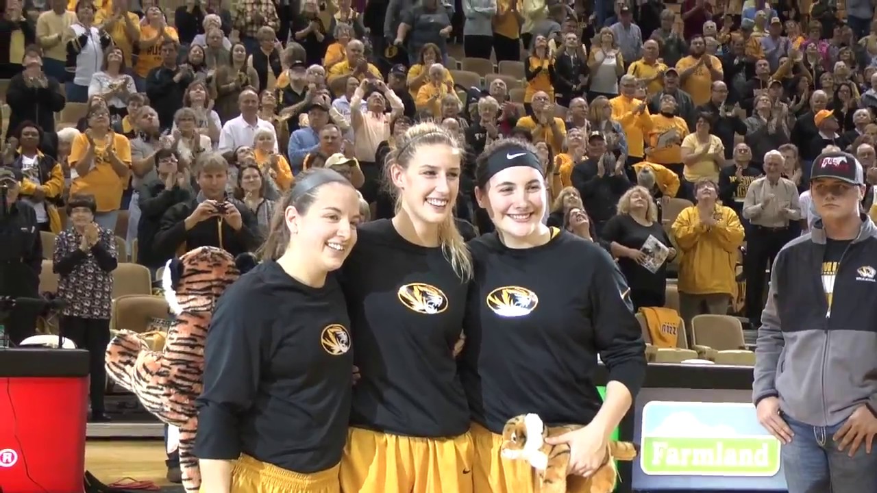 Cunningham sisters shine, Mizzou women put up triple digits on Senior ...