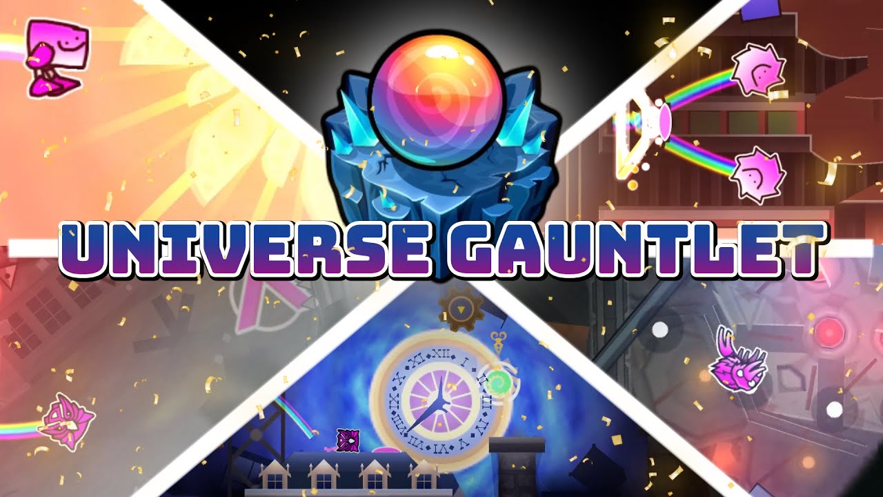 [2.2] Universe Gauntlet 100% (All Coins) | Geometry Dash - YouTube