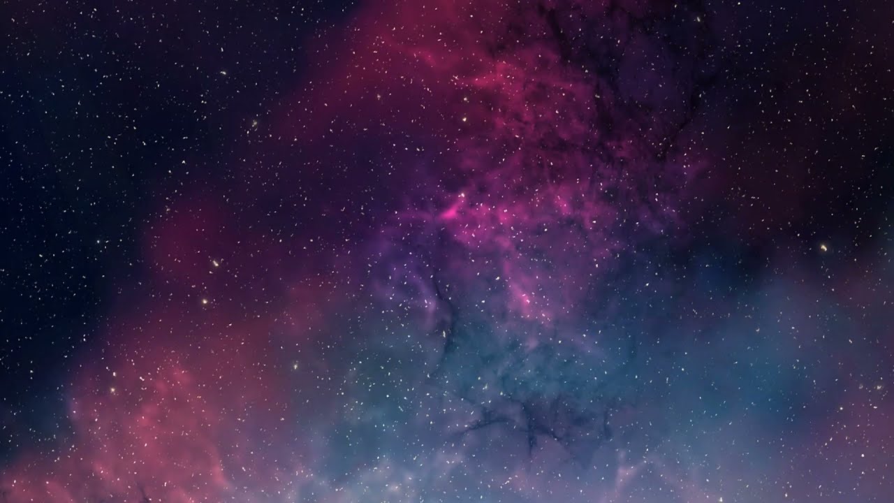 Peaceful relaxing music, galaxy and stars, night sky, milky way - YouTube